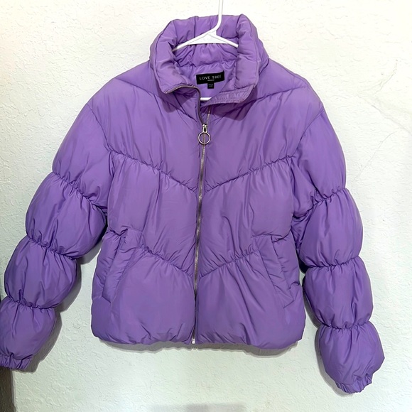Jackets & Coats | Nwt Size Medium Lavender Puffer Coat | Poshmark